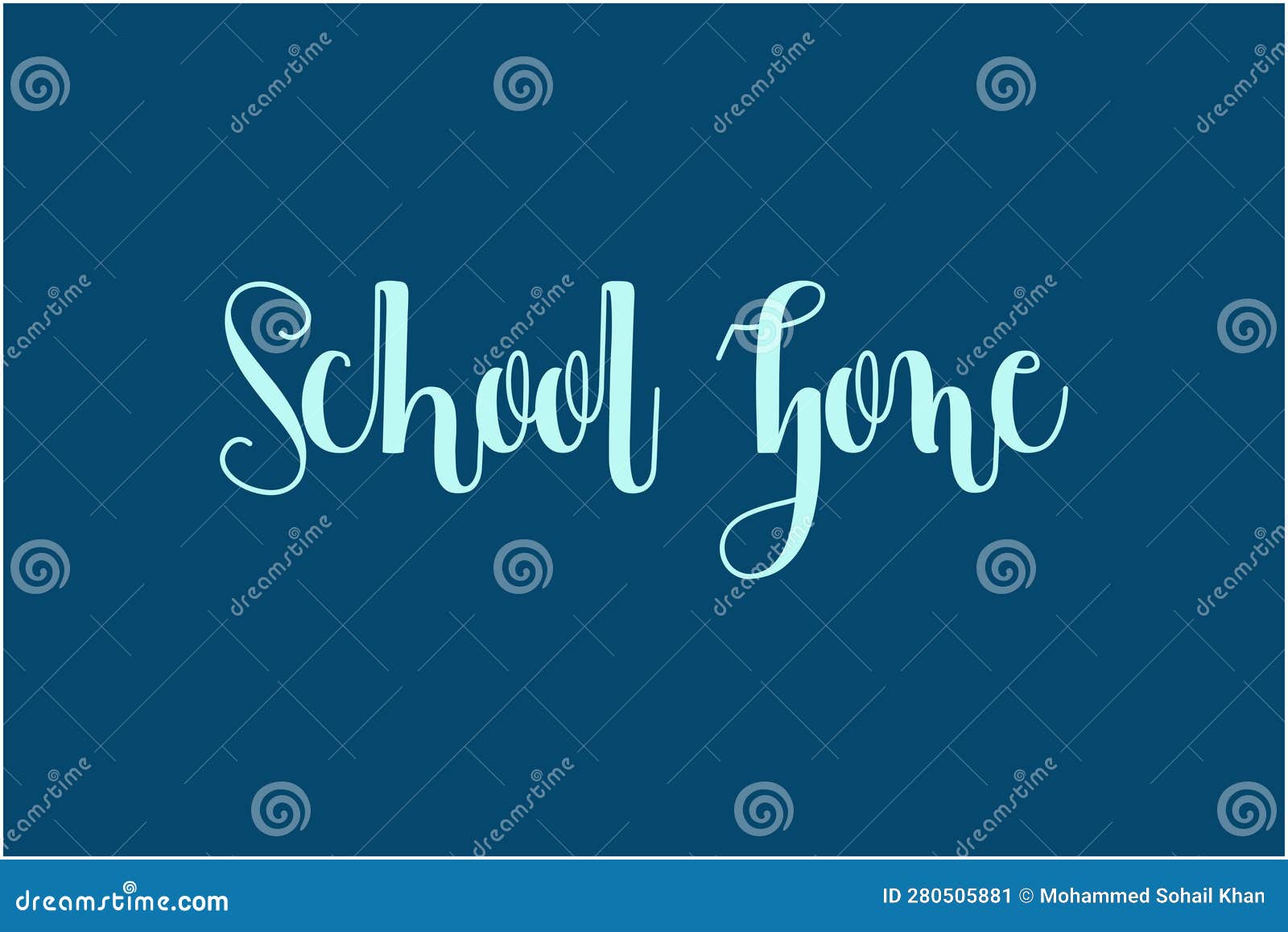 School Zone Elegant Typography Lettering Text Vector Design Quote Stock ...