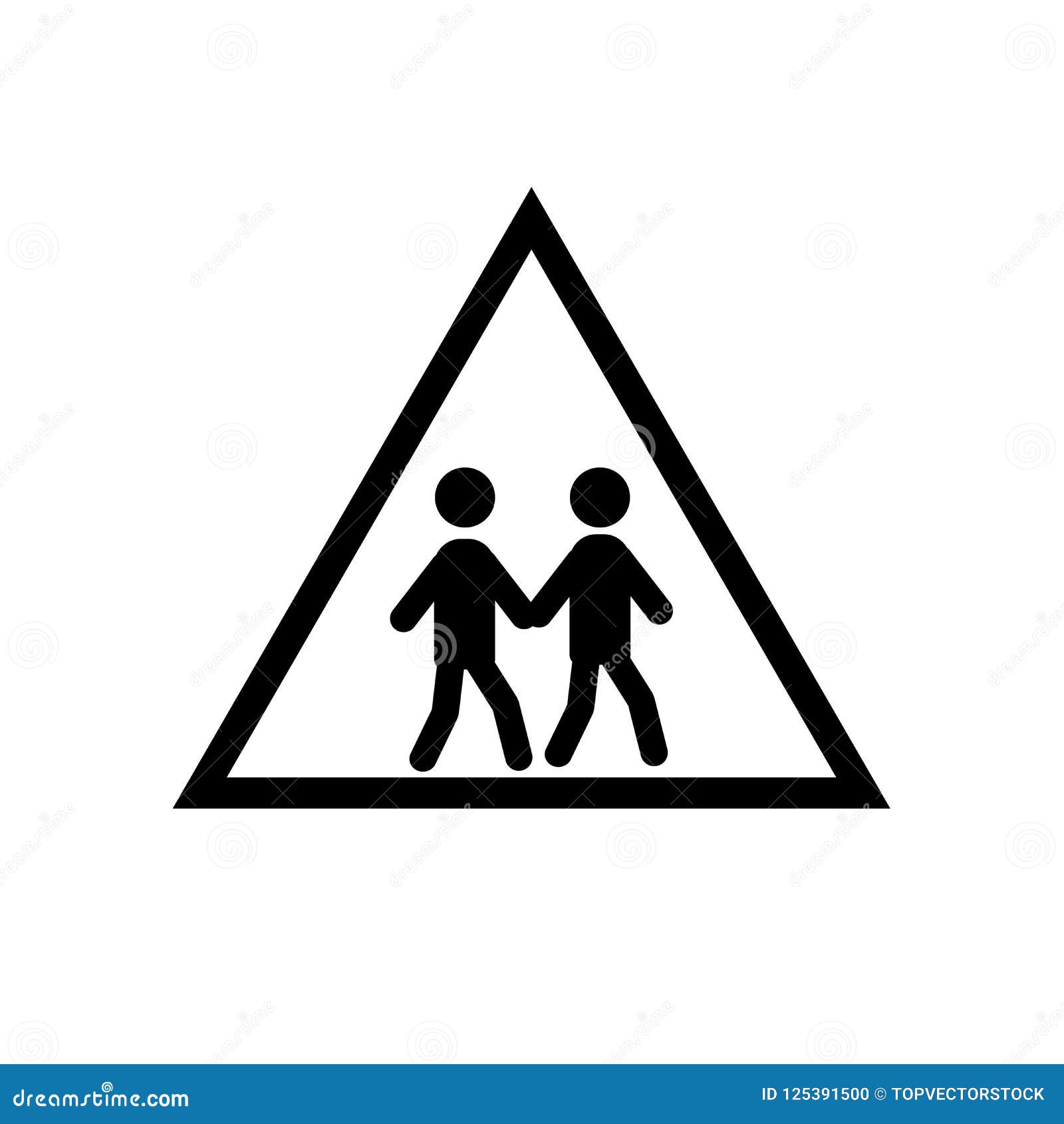 School Zone Icon Vector Isolated on White Background, School Zone Sign ...