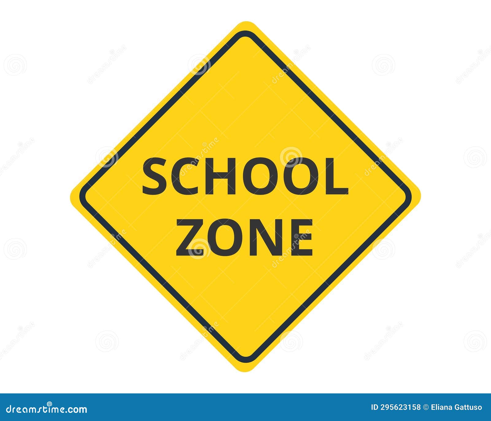 School Zone Symbol stock vector. Illustration of people - 295623158