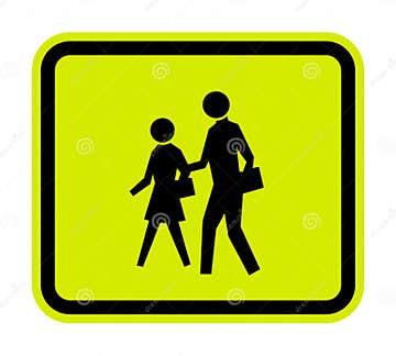 School Zone Symbol Sign Isolate on White Background,Vector Illustration ...