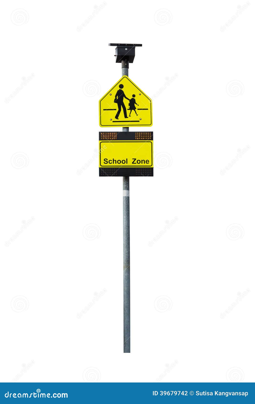 School Zone Warning Sign Shape