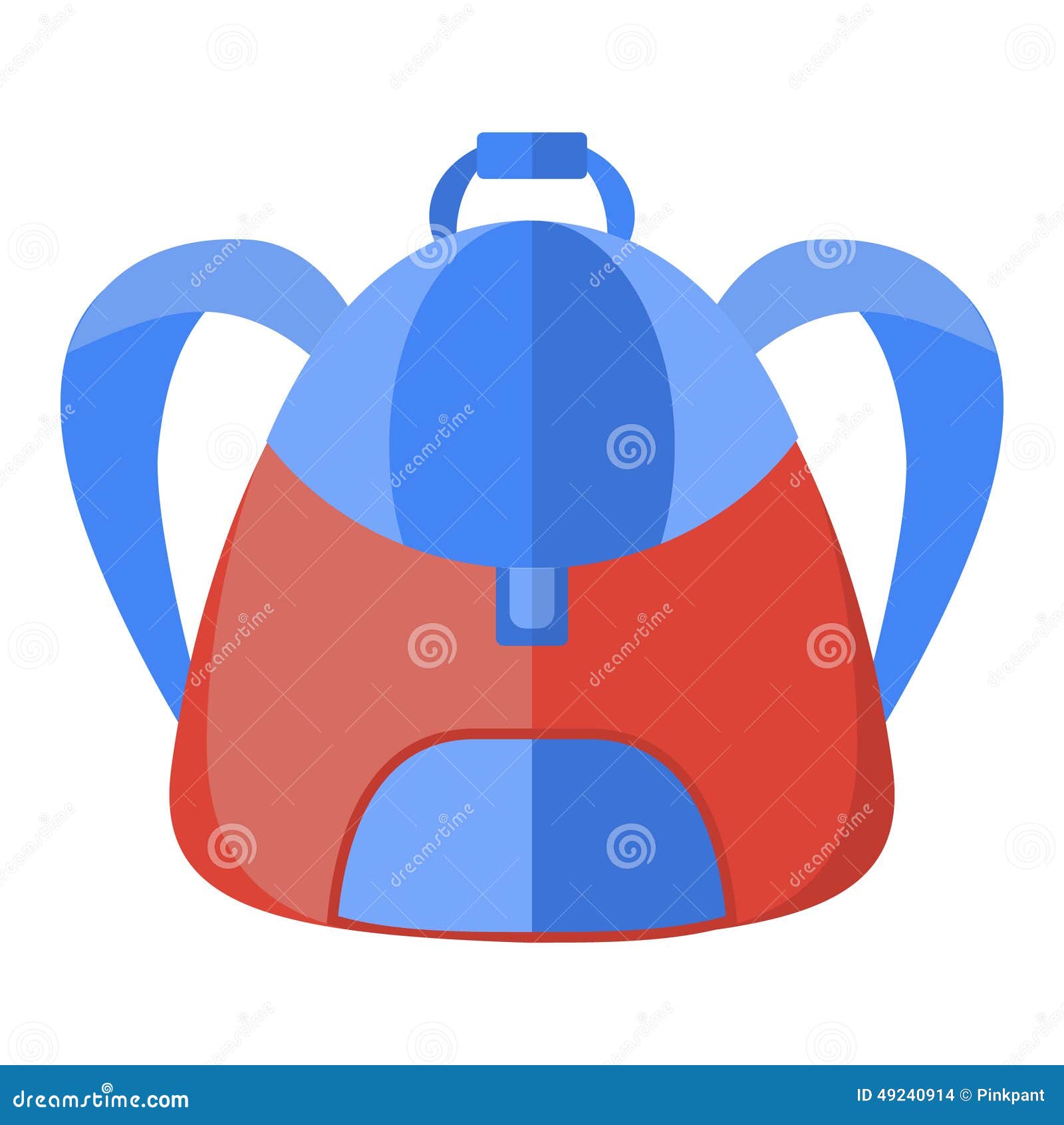 Schoolbag, icon backpack stock illustration. Illustration of personal ...