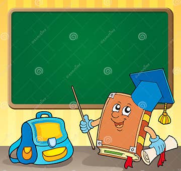 Schoolboard theme image 4 stock vector. Illustration of classroom ...