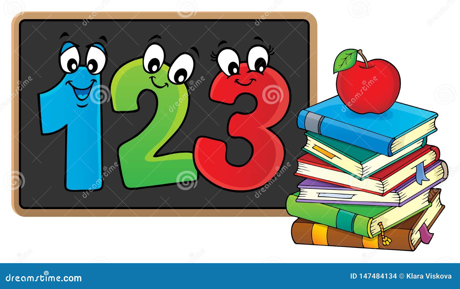 Schoolboard topic image 4 stock vector. Illustration of learn - 147484134