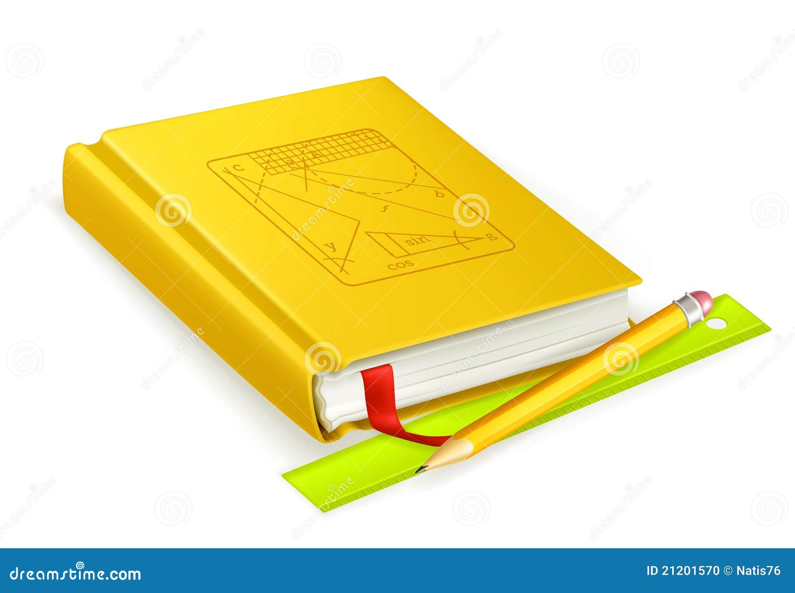 Schoolbook icon stock vector. Illustration of paper, information - 21201570