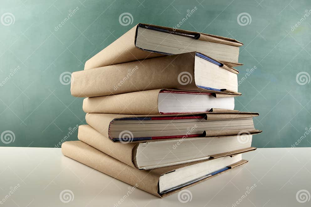 Schoolbooks stock image. Image of symbol, book, desk - 25834981