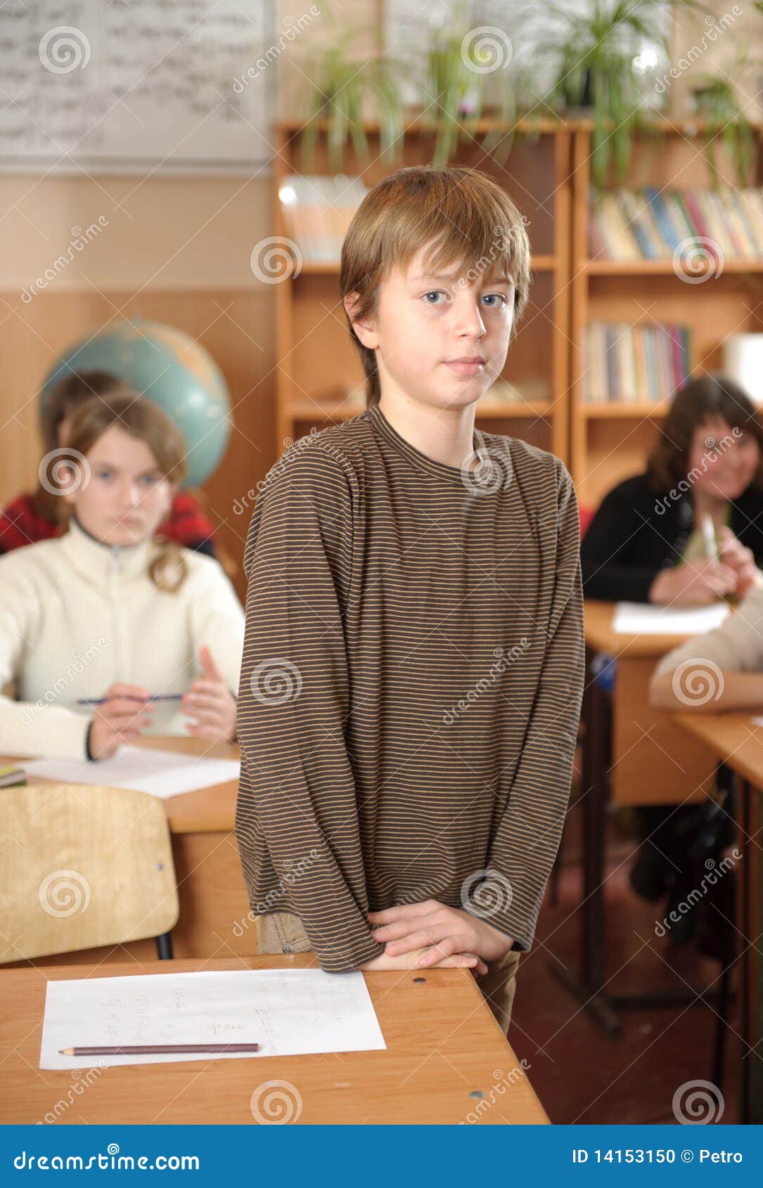 Schoolboy stock photo. Image of notes, group, notebook - 14153150