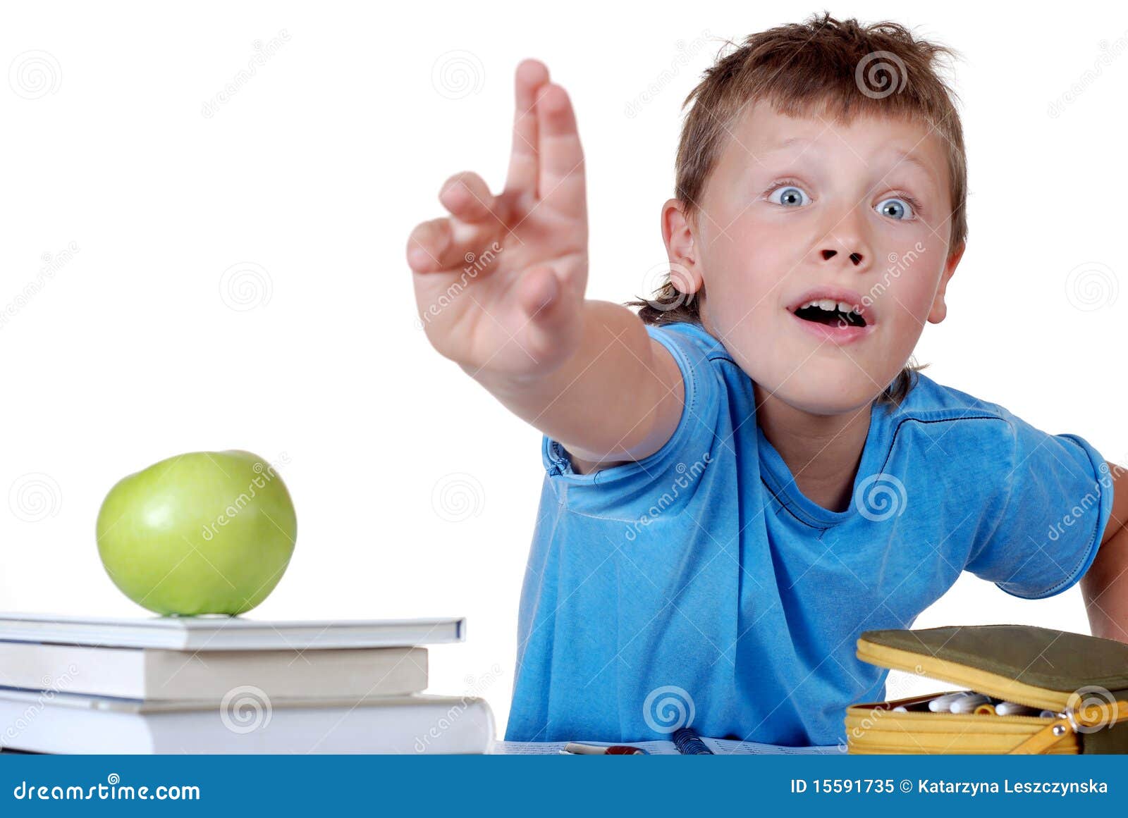 Schoolboy stock image. Image of clever, little, primary - 15591735