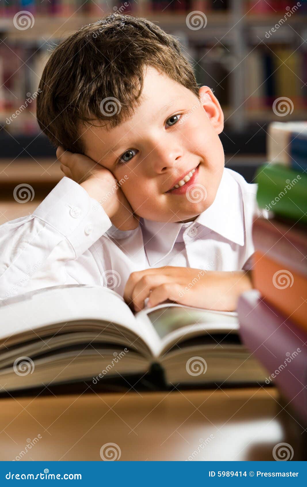 Schoolboy stock photo. Image of cute, preschooler, learning - 5989414