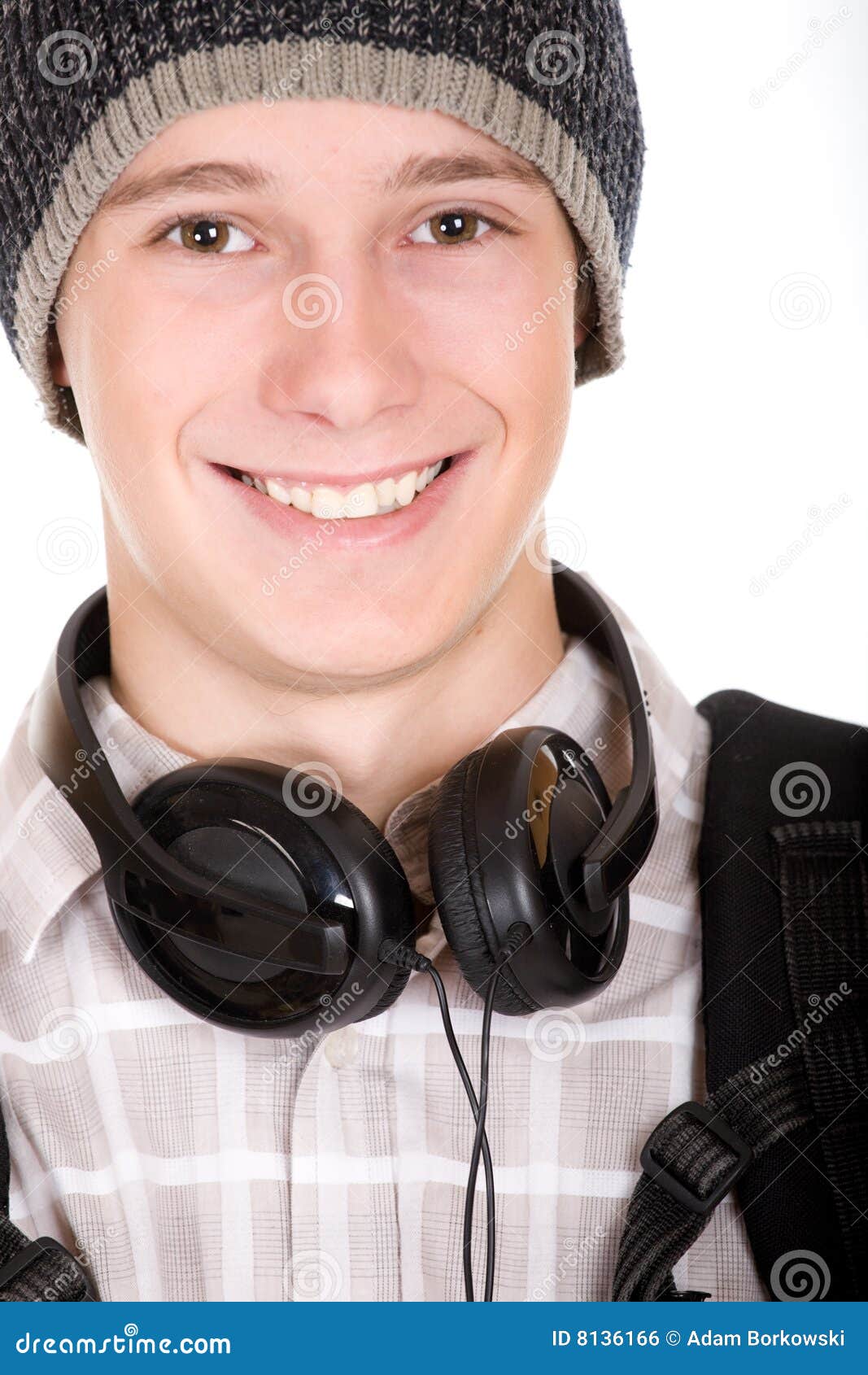 Schoolboy stock photo. Image of isolated, kids, casual - 8136166