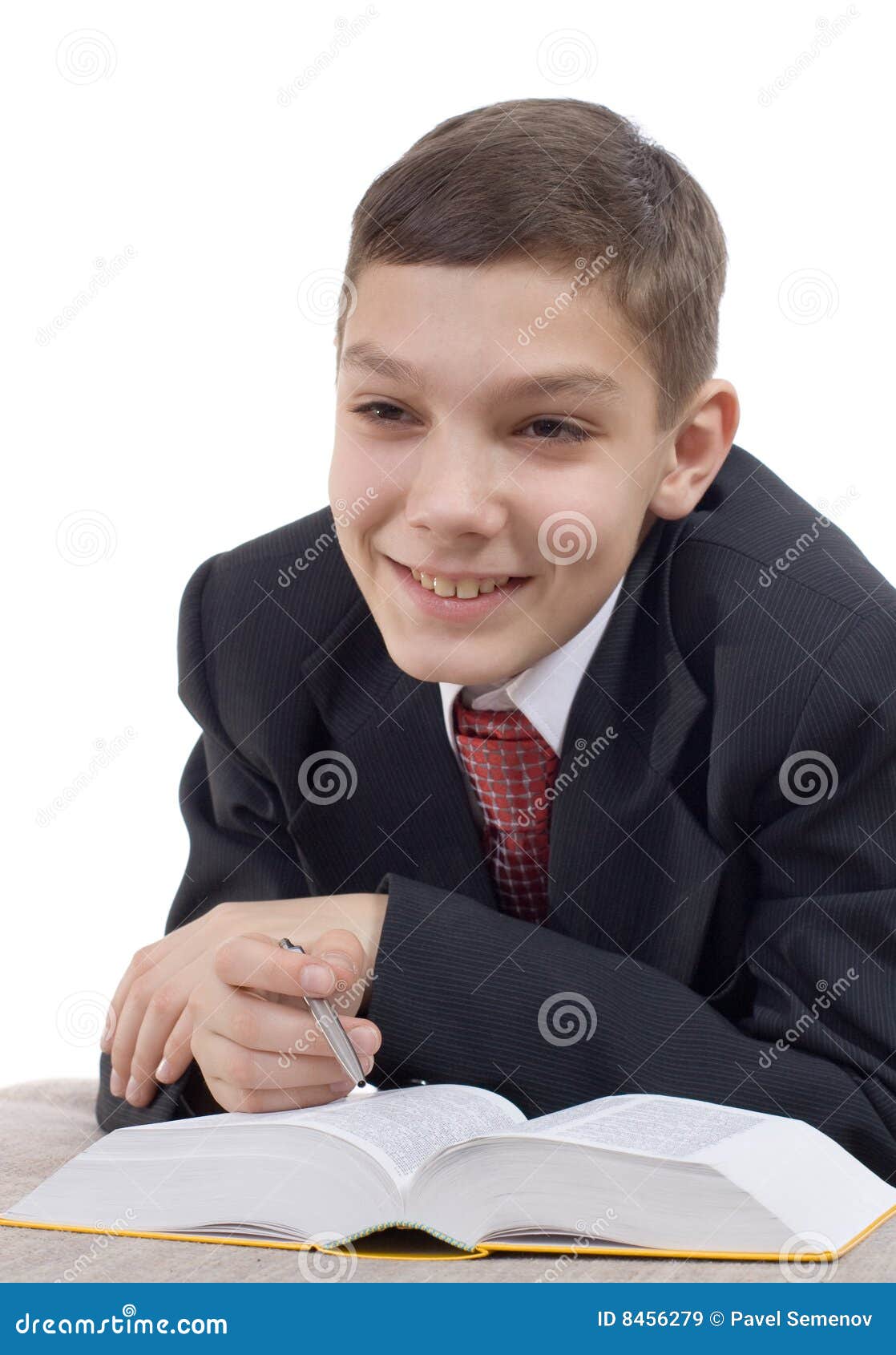 Schoolboy stock image. Image of schoolboy, education, classroom - 8456279