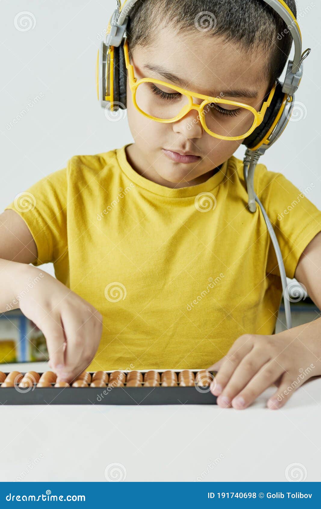 Mental Maths Concept With Little Kids Student On Blackboard Background ...