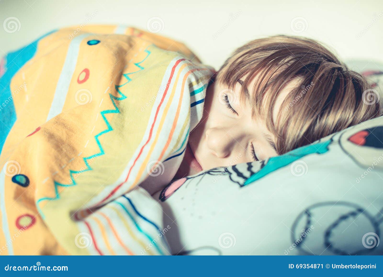Schoolboy awakening stock image. Image of normal, schoolboy - 69354871