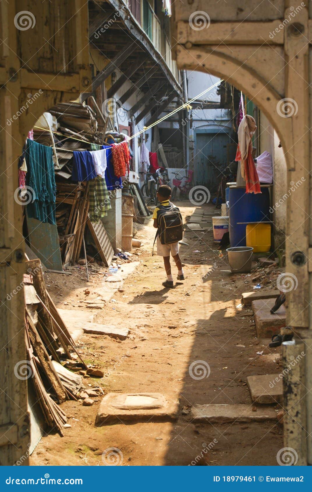 Schoolboy Going through a Gate Editorial Photo - Image of kochin, gate ...