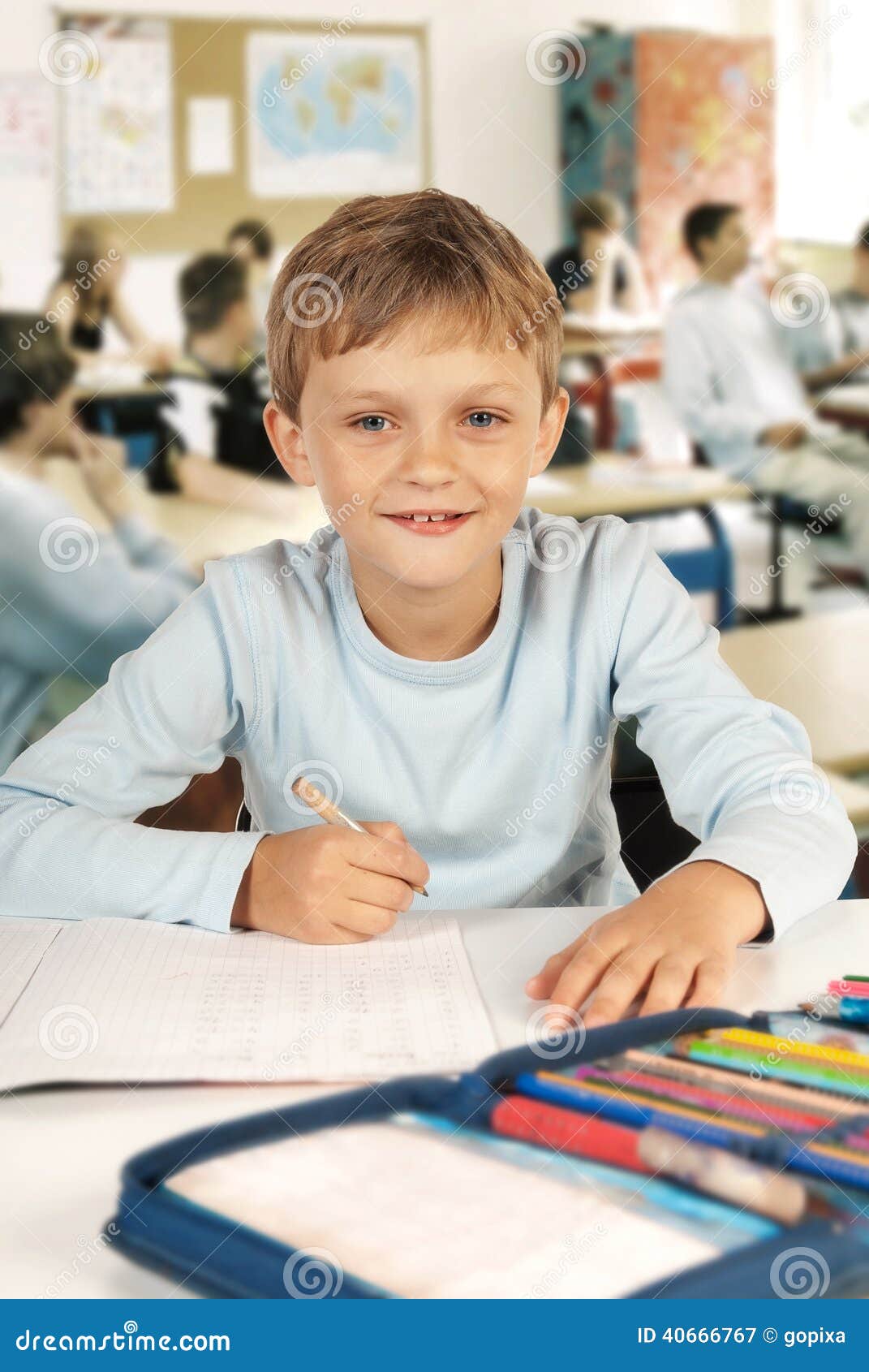 Schoolboy stock image. Image of satisfaction, case, labor - 40666767