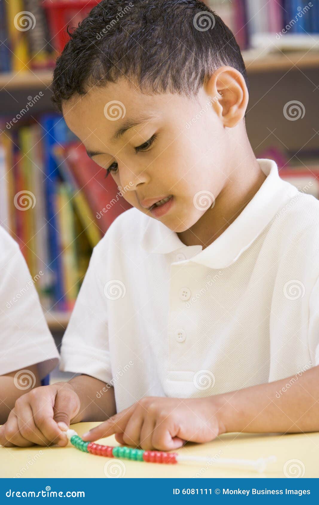 A Schoolboy in a Primary Class Stock Image - Image of hair, color: 6081111