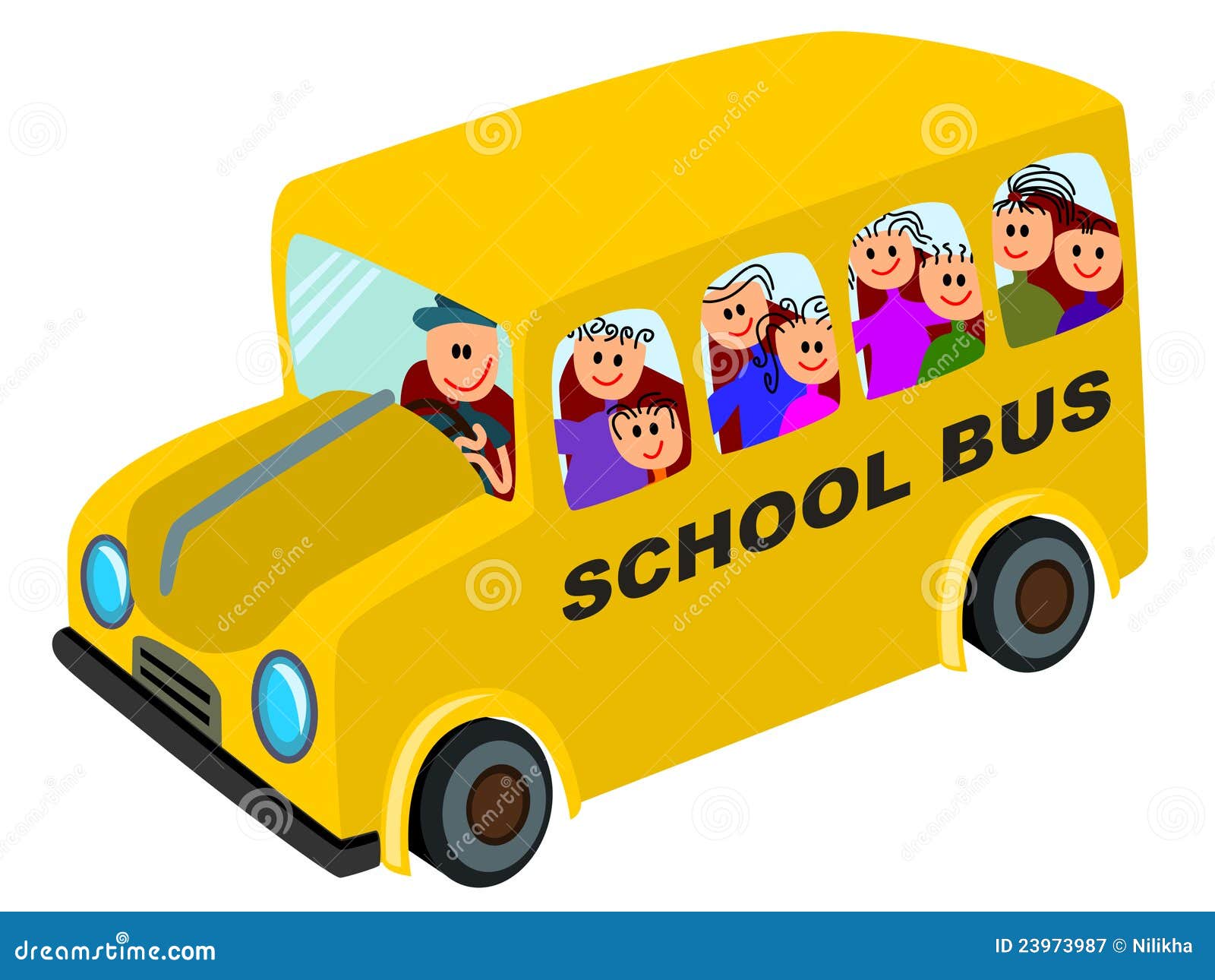 Schoolbus Ride Royalty Free Stock Photography - Image: 23973987