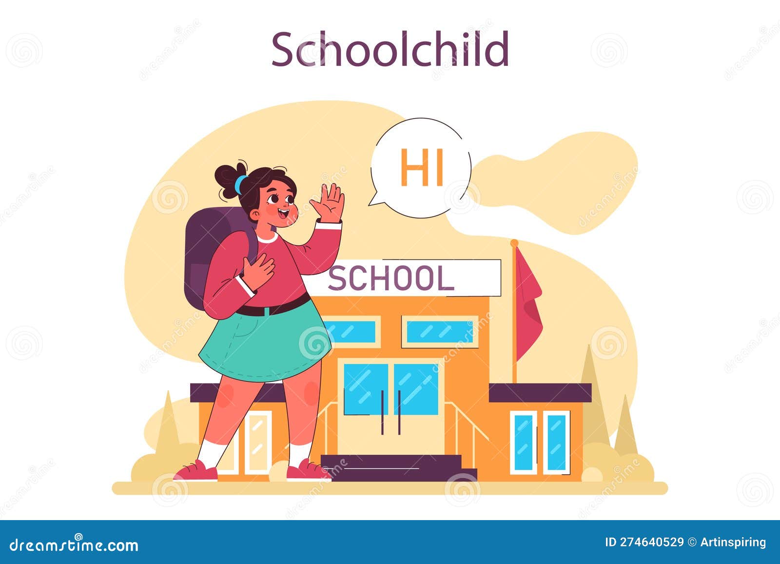 Schoolchild Schedule And Duties. Everyday Routine Of A Schoolboy ...