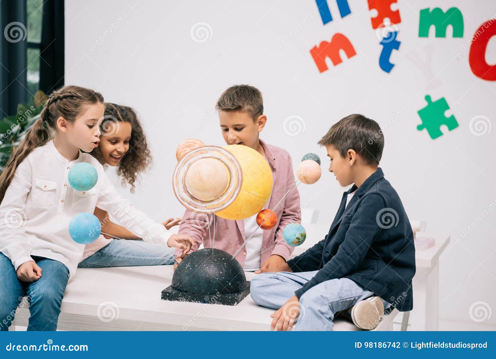 Classroom Solar System Model