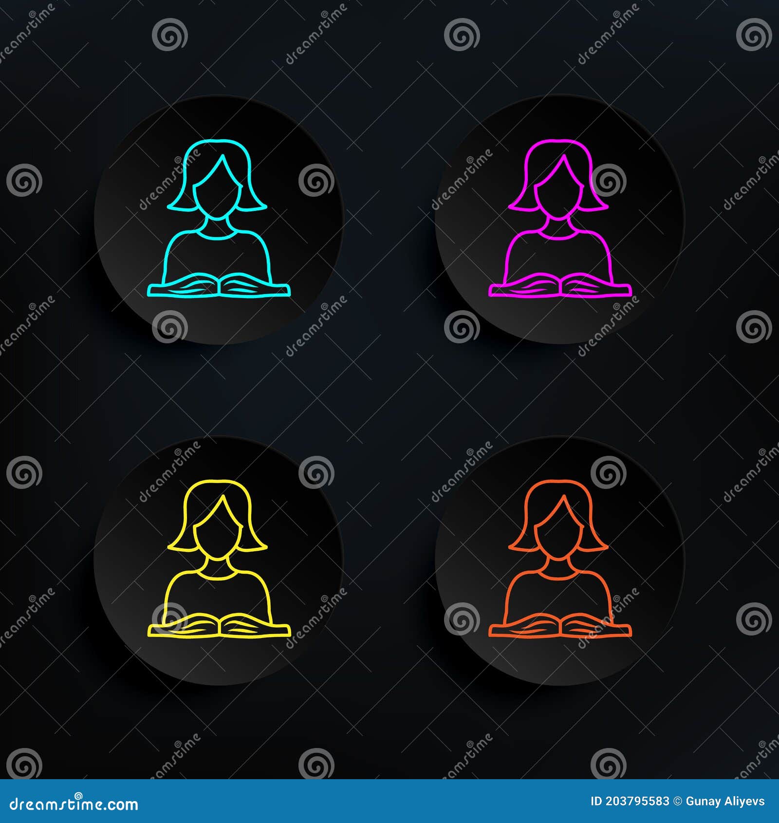 Schoolgirl And Book Sketch Icon. Element Of Education Icon For Mobile ... Schoolgirl And Book Sketch Icon. Element Of Education Icon For Mobile ...
