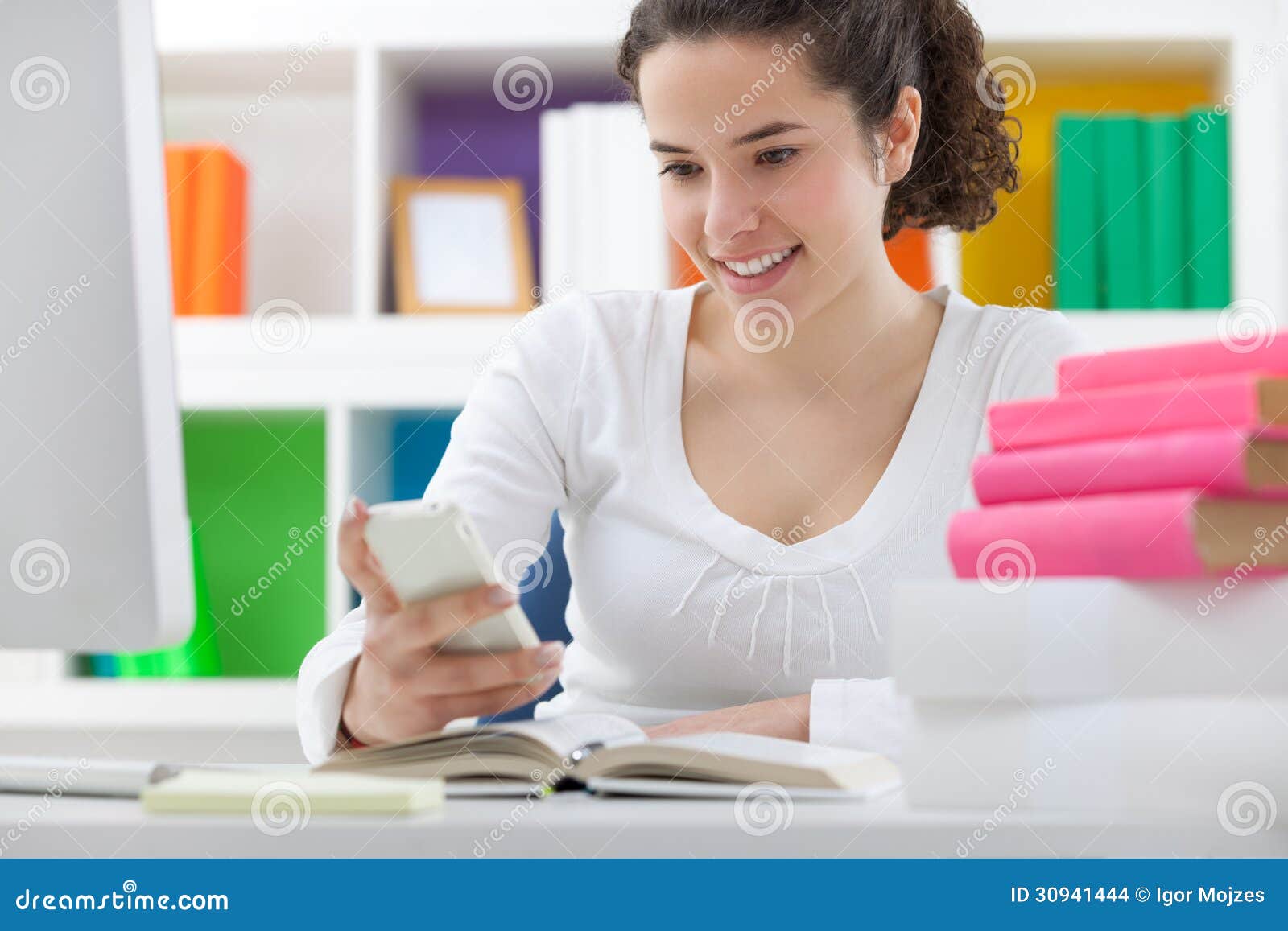 Schoolgirl Ignored Learning Stock Photo - Image of learn, disturbance ...