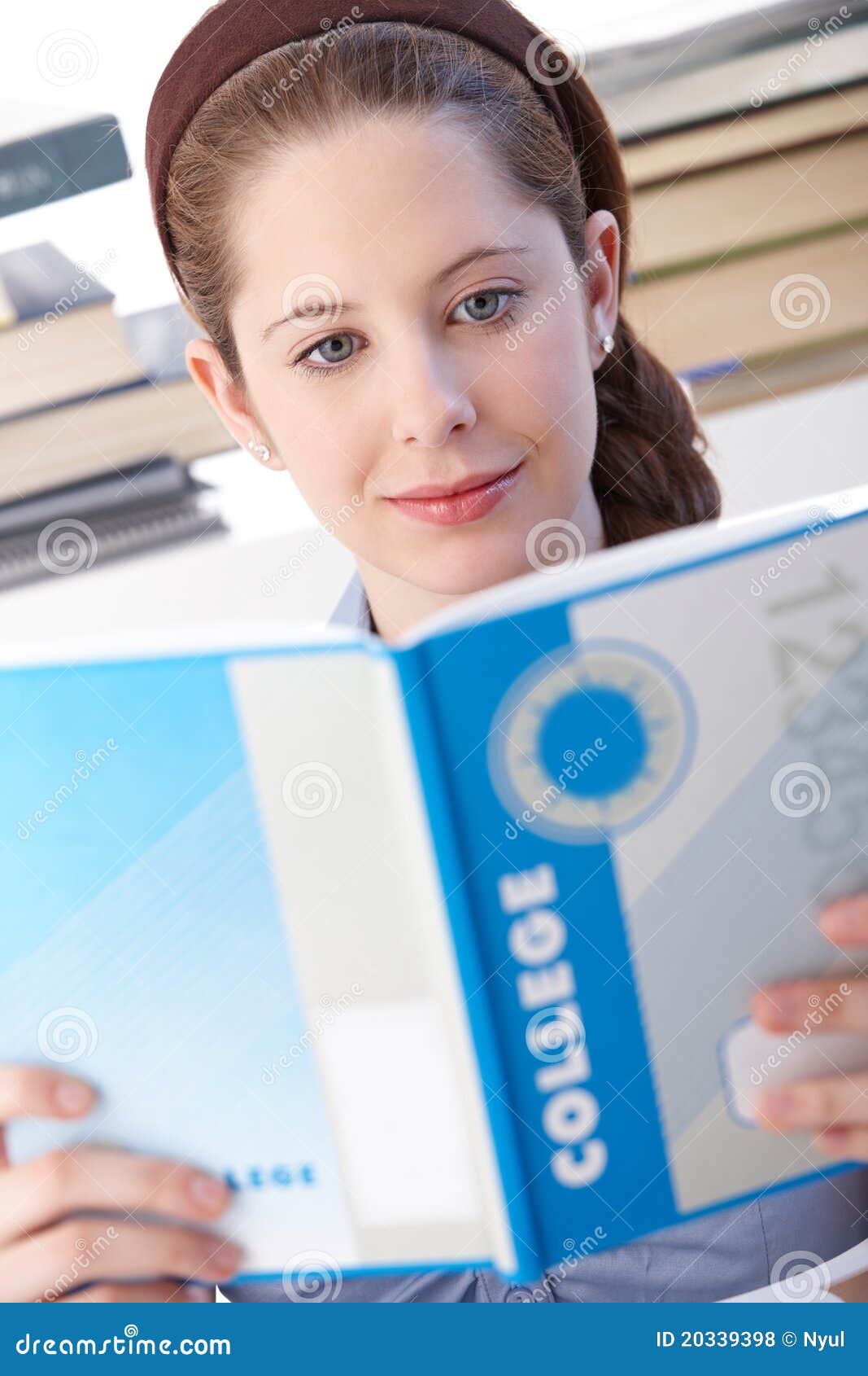 Schoolgirl Learning at Home Stock Photo - Image of close, exercise ...