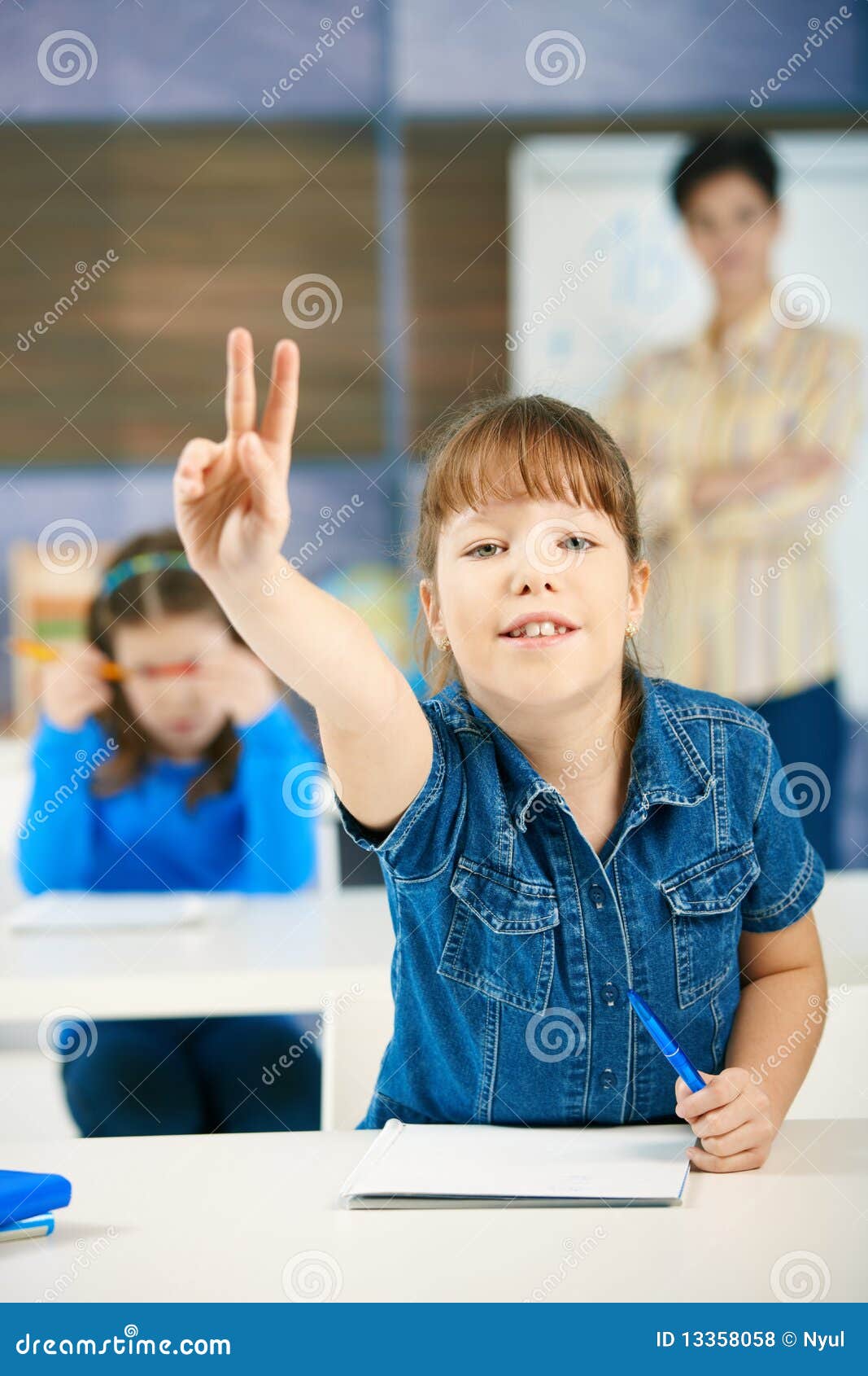 Man Raising Up His Hand Royalty-Free Stock Photo | CartoonDealer.com ...