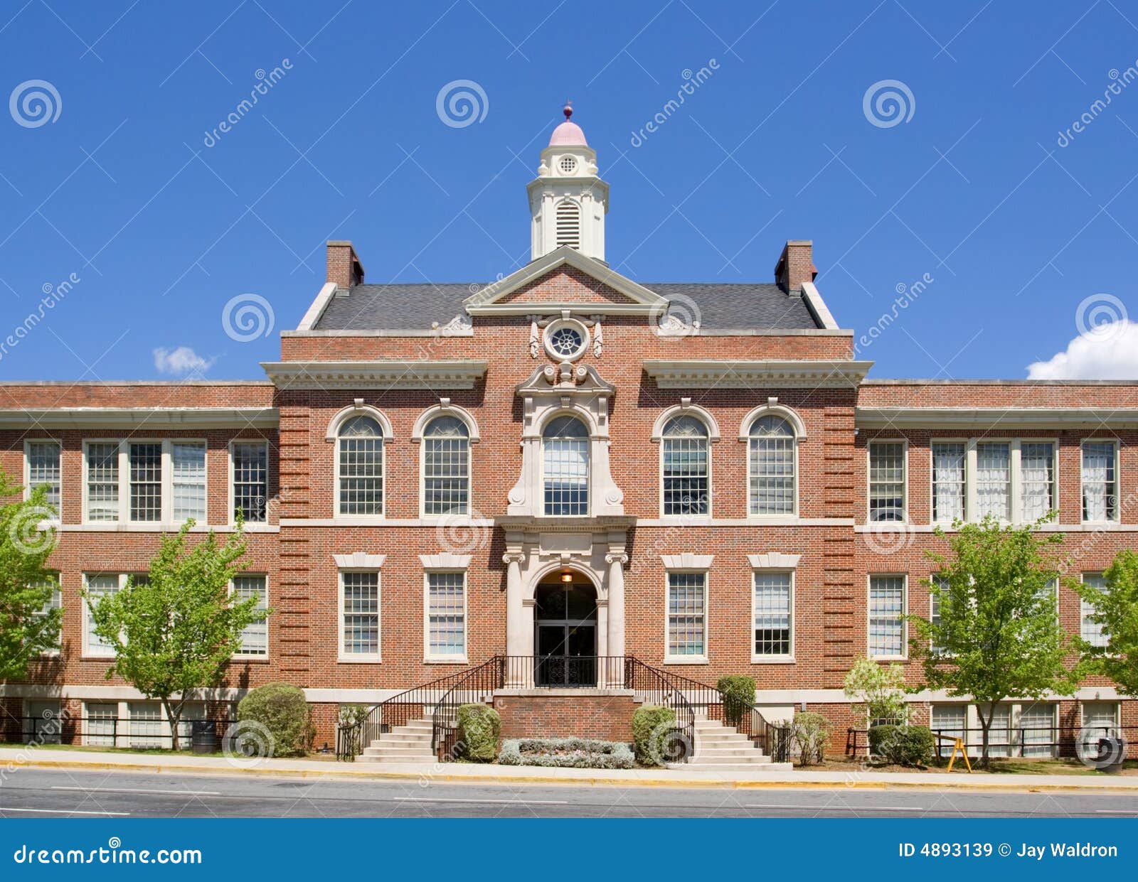 Schoolhouse stock image. Image of federal, building, learn - 4893139