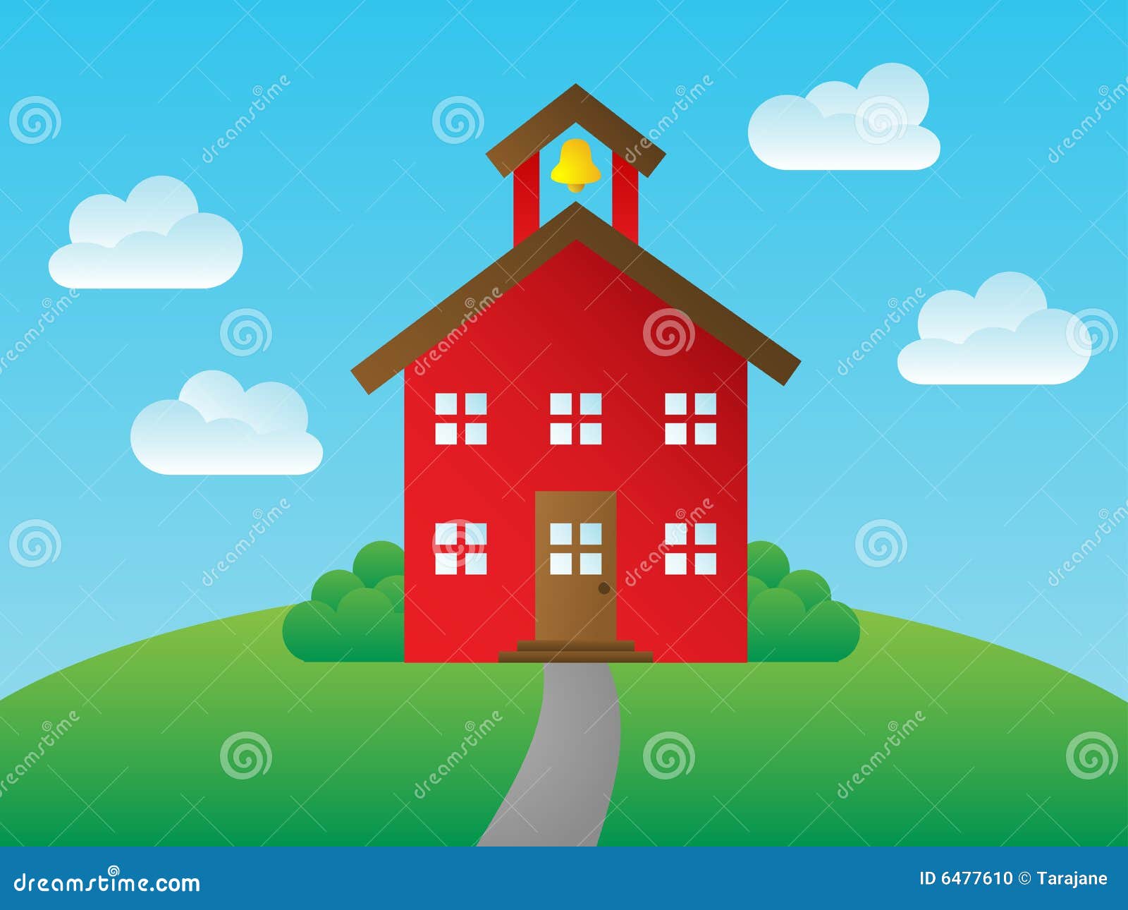 Schoolhouse Cartoons, Illustrations & Vector Stock Images - 2085 ...