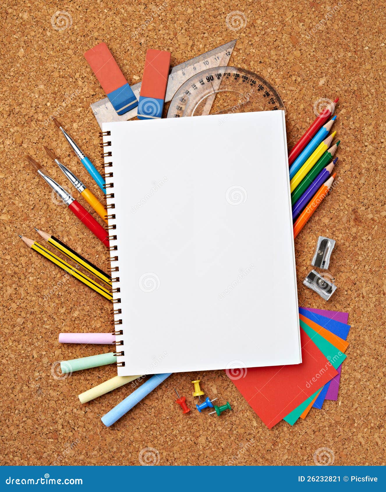 Schools items stock image. Image of child, accessories - 26232821