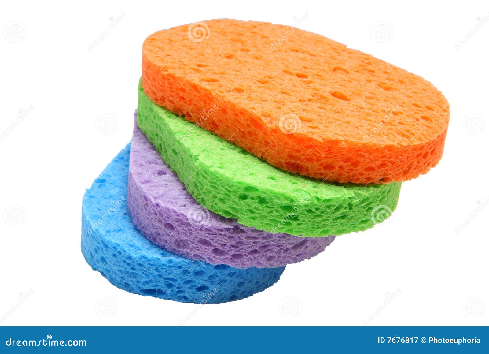 Schoonmakende Sponsen stock afbeelding. Image of handig - 7676817