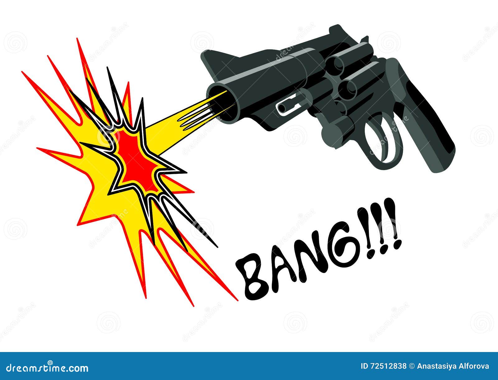 Schot vector illustratie. Illustration of slag, brand - 72512838