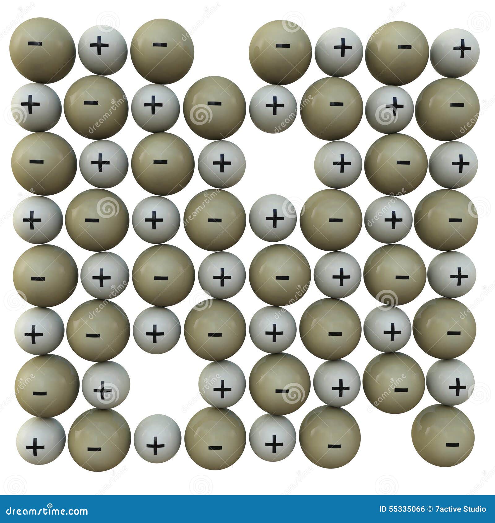 Schottky defect stock illustration. Illustration of atom - 55335066