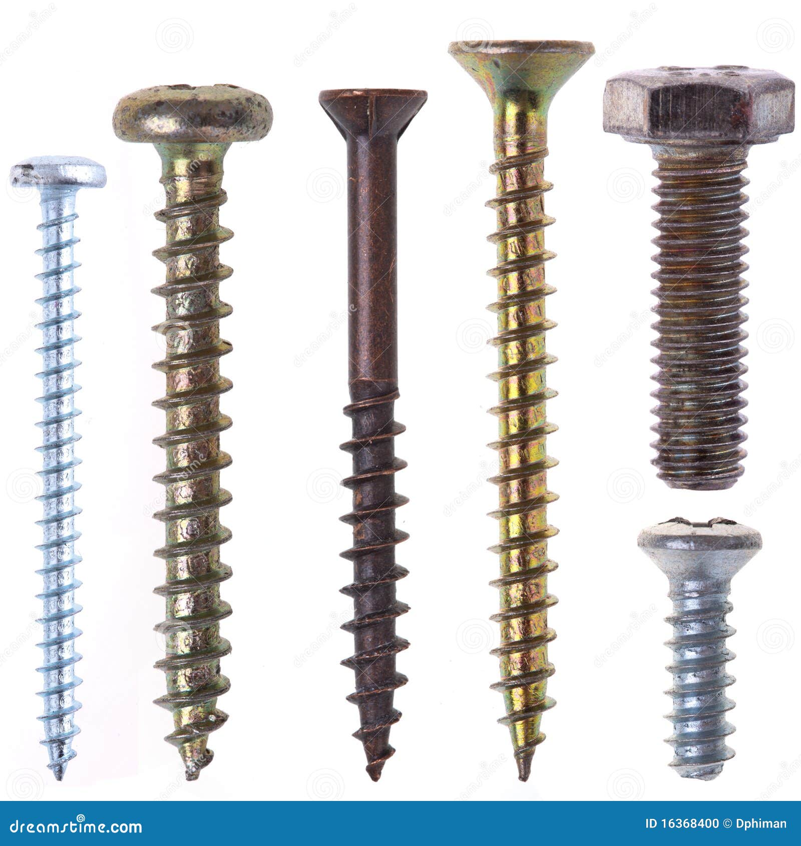 Schrauben stockfoto. Bild von zubehör, aufbau, metallisch - 16368400