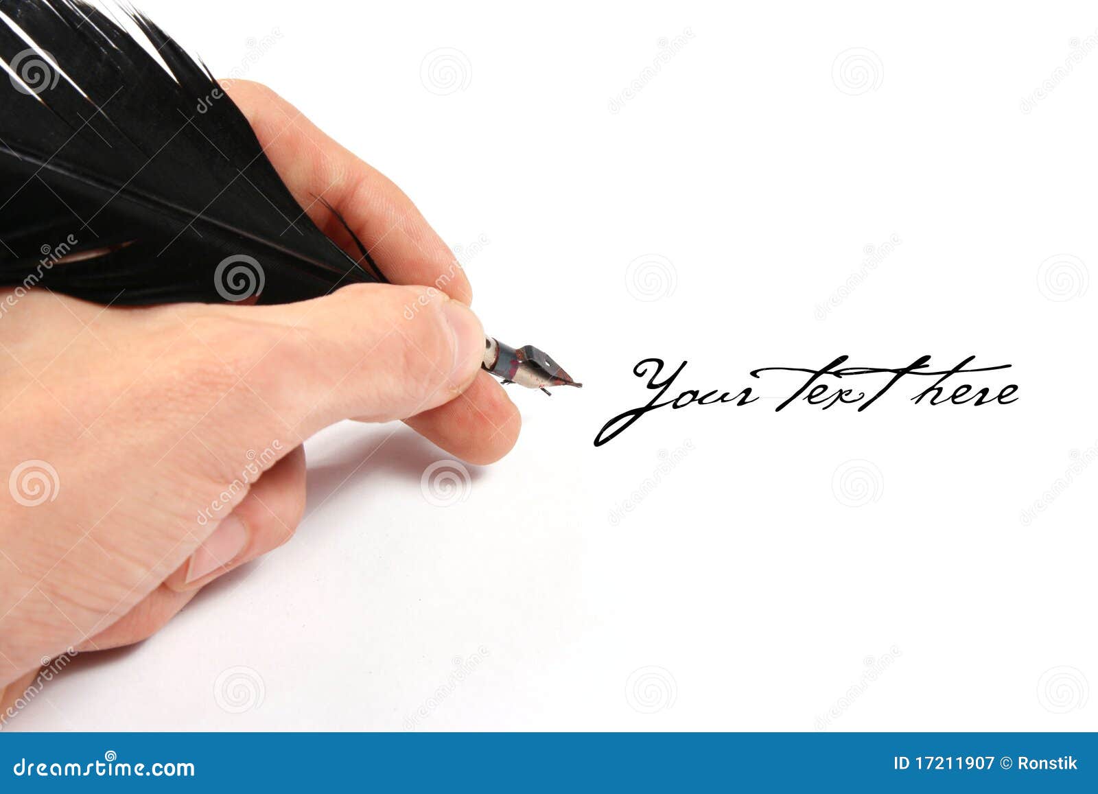 Schreiben mit Feder stockbild. Bild von zeichen, person - 17211907