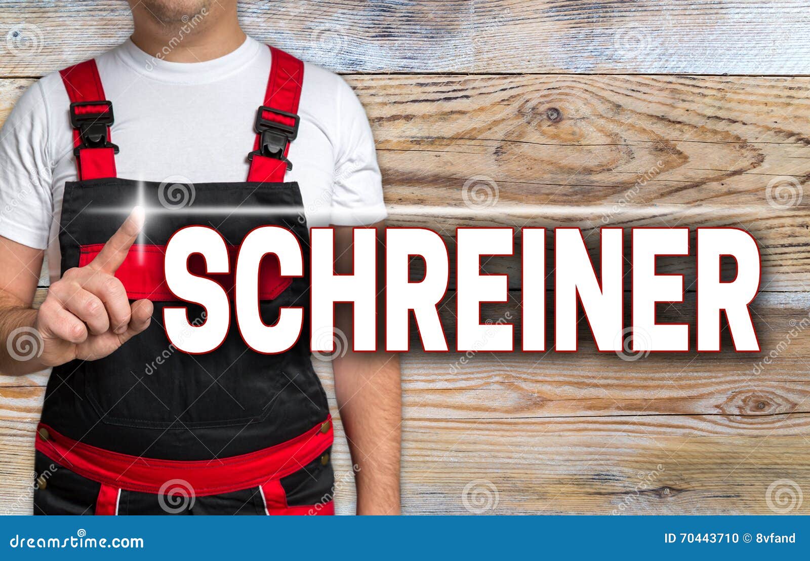 Schreiner (in German Carpenter) Touchscreen is Shown by the Craftsman ...