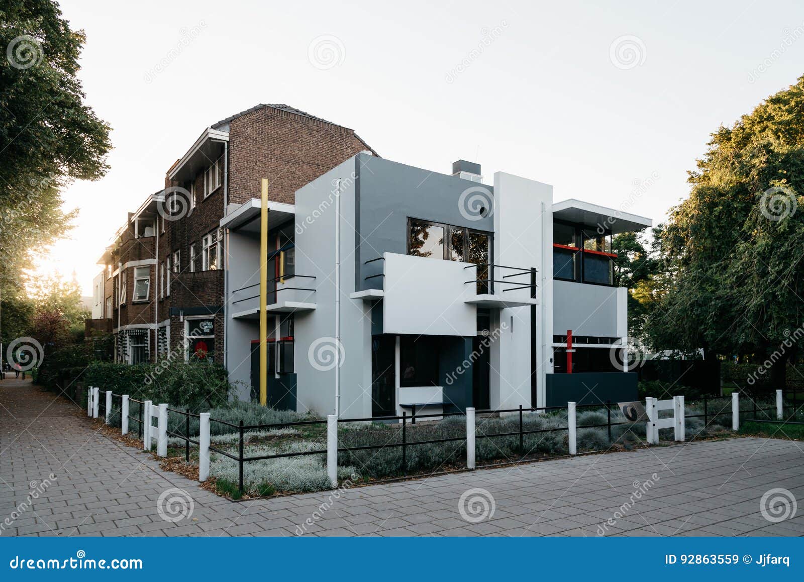 The Schroder House By Gerrit Rietveld In Utrecht, Netherlands Editorial ...