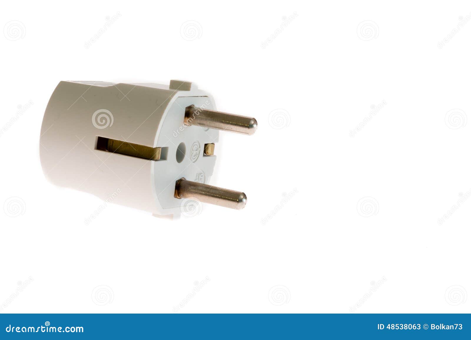 Schuko plug stock image. Image of connect, black, electrical - 48538063