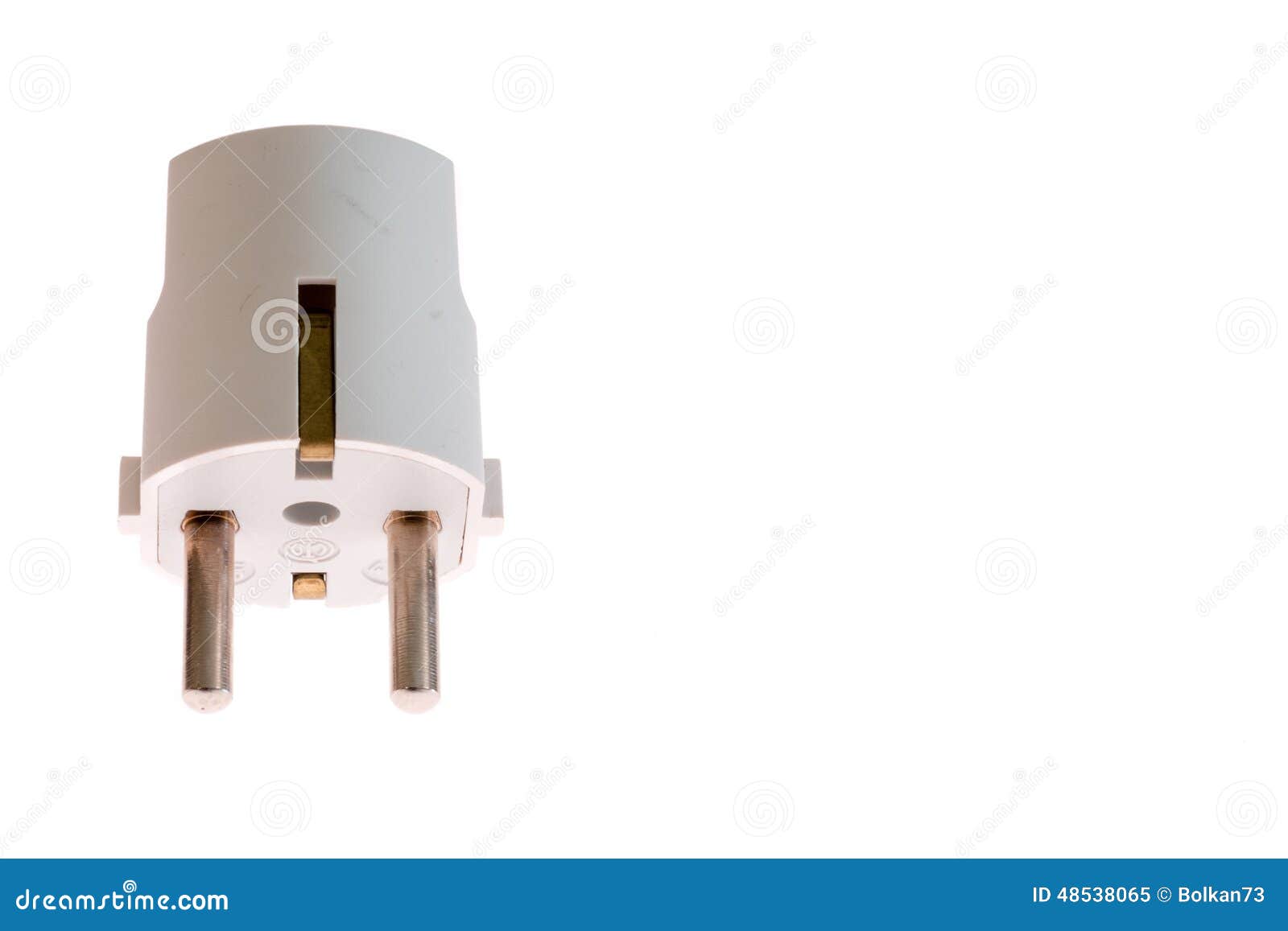 Schuko plug stock image. Image of italian, connection - 48538065