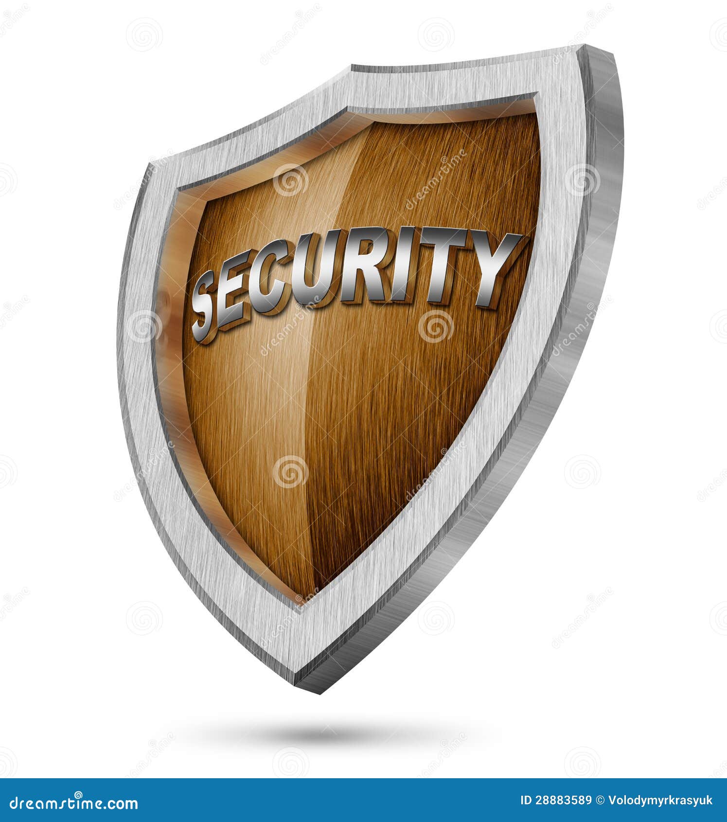 Schutzschild stock abbildung. Illustration von glatt - 28883589