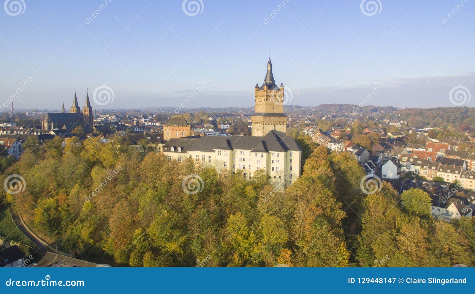 The Schwanenburg Castle in Cleves, Germany Stock Image - Image of ...
