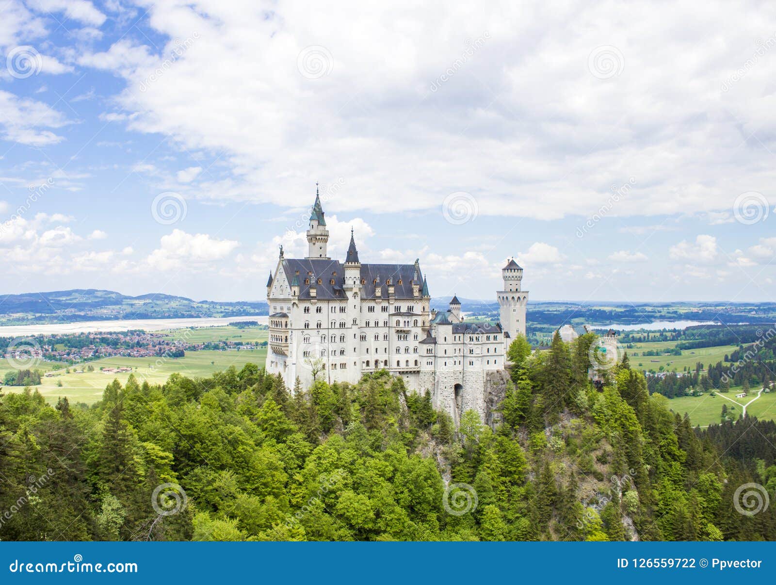 Schwangau, Germany -Neuschwanstein Castle Editorial Photography - Image ...