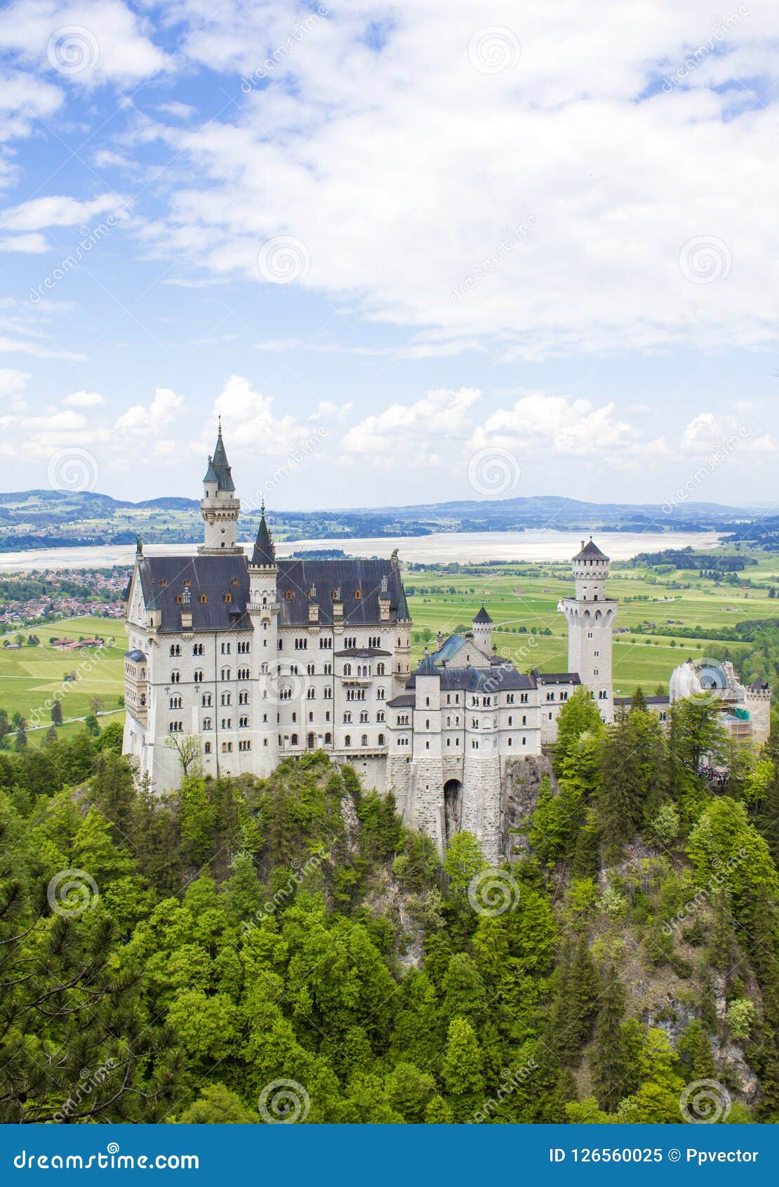 Schwangau, Germany -Neuschwanstein Castle Editorial Image - Image of ...