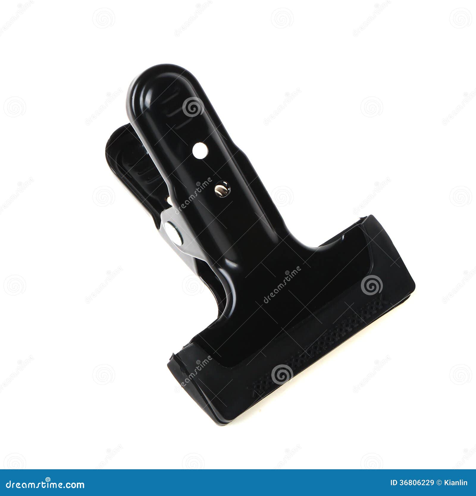 Schwarze Klammer stockbild. Bild von einheit, halterung - 36806229