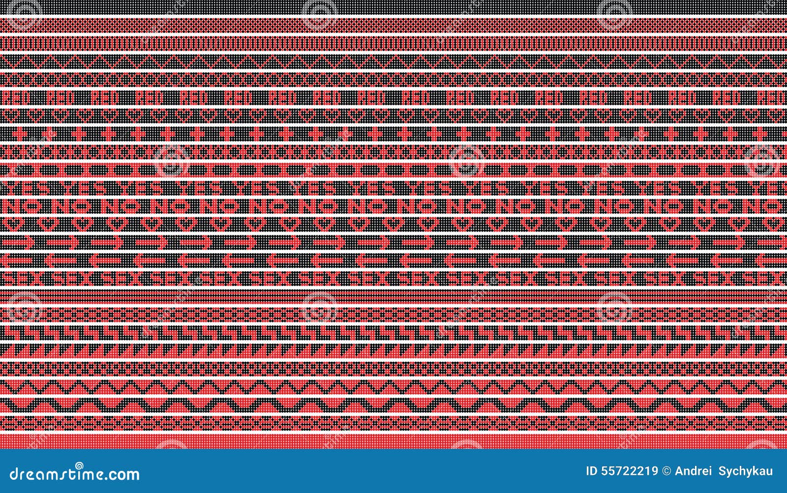 Schwarze Rote Linien Des Vektors Vektor Abbildung - Illustration von ...