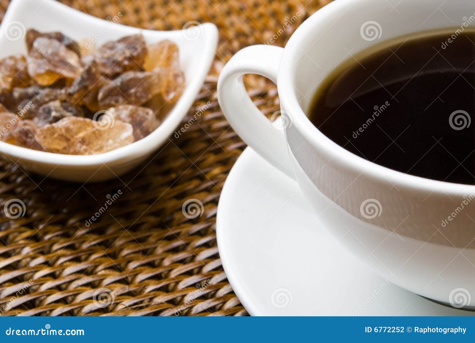 Schwarzer Kaffee Und Zucker Bild. Bild: 6772252