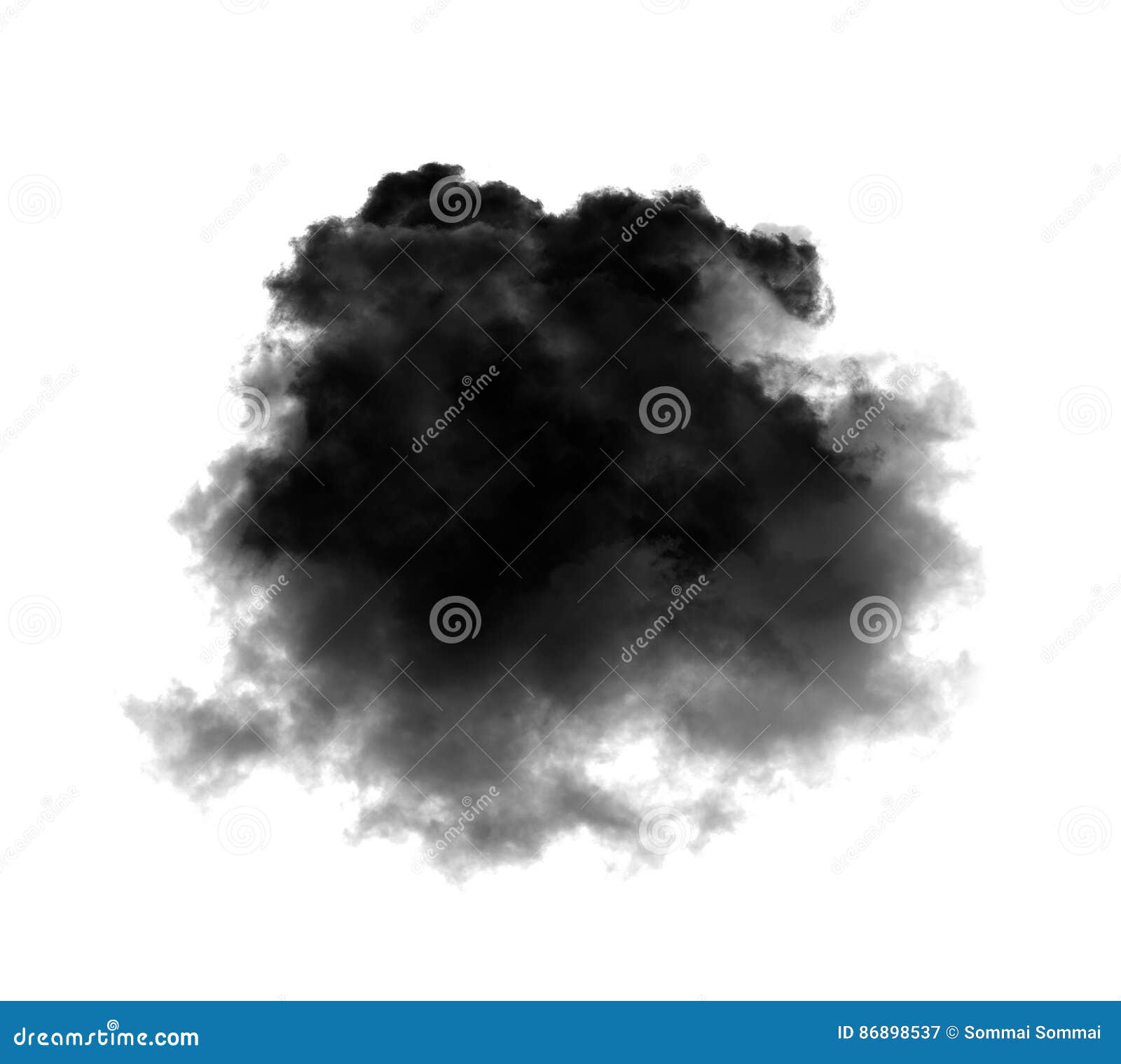 Schwarzer Rauch Auf Weißem Hintergrund Stockbild - Bild von leuchte ...