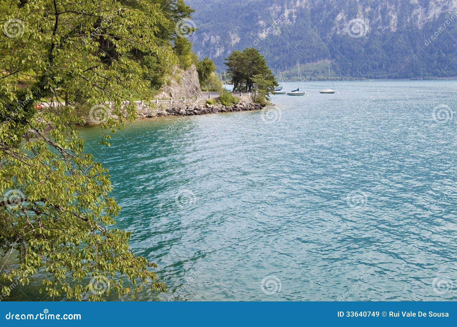 Schweizer See stockbild. Bild von wasser, schweizer, europa - 33640749