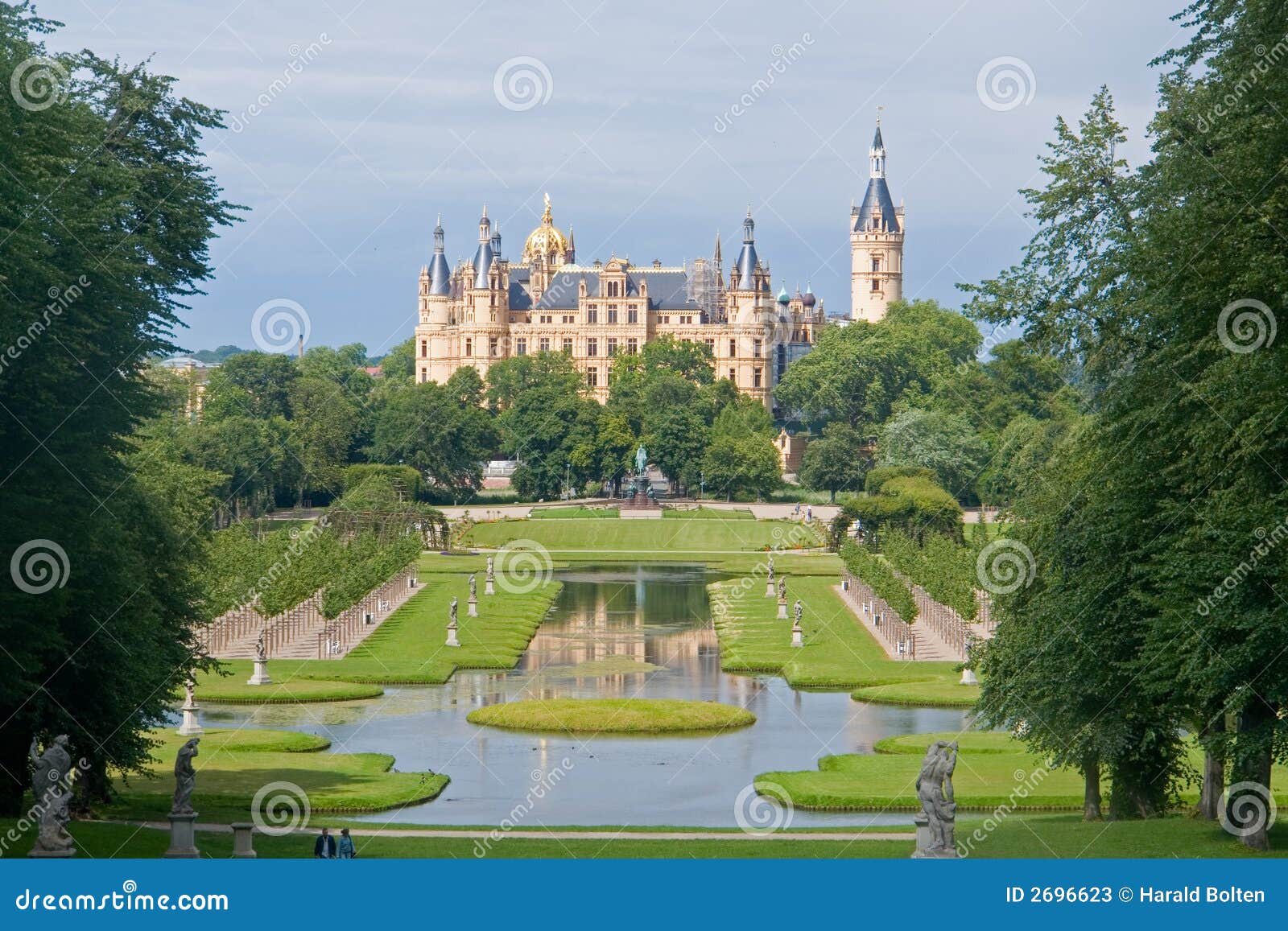 Schwerin Castle stock image. Image of castle, architecture - 2696623