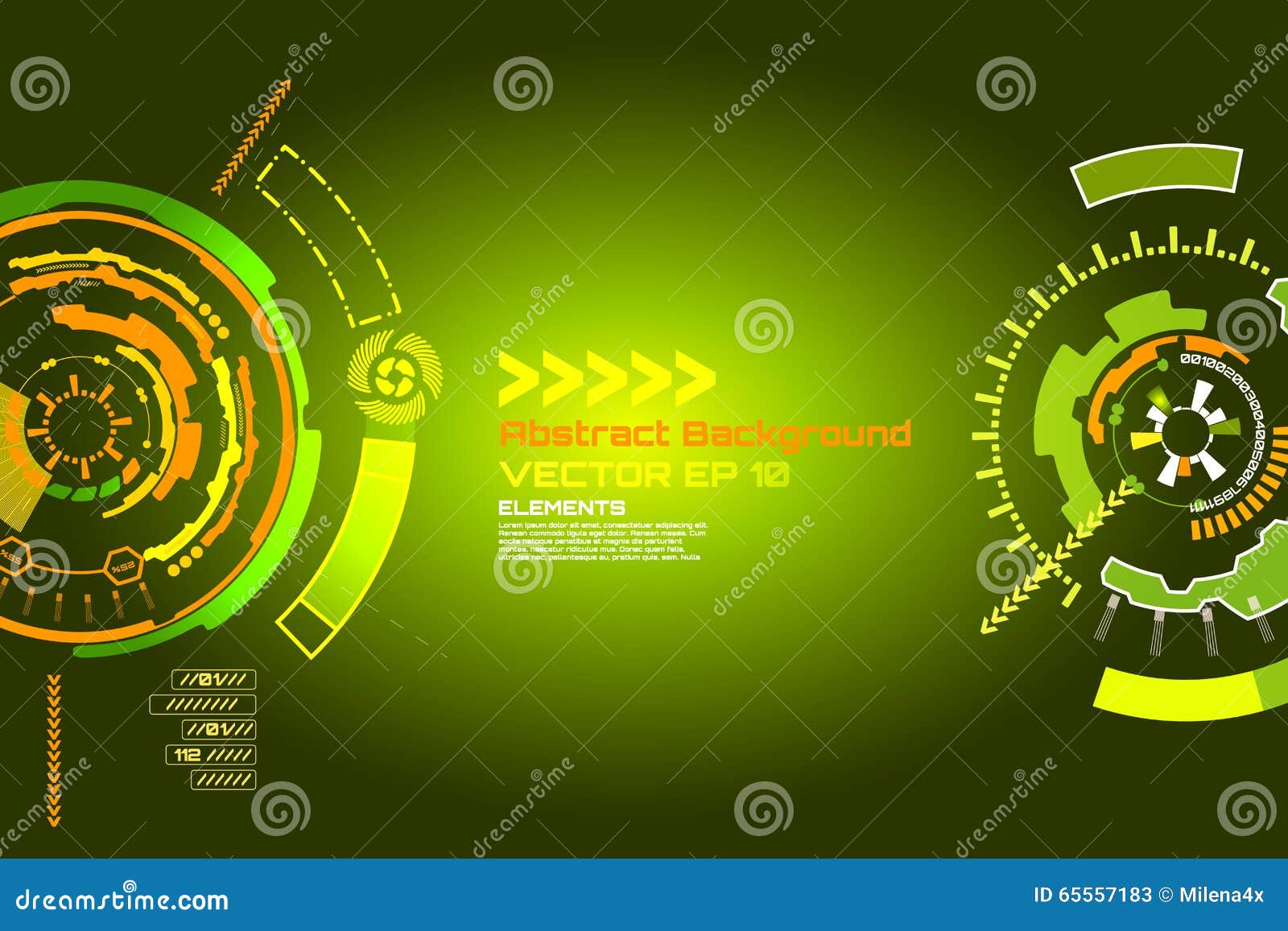 Sci-fi Abstract Technology Background for Futuristic High Tech Design ...